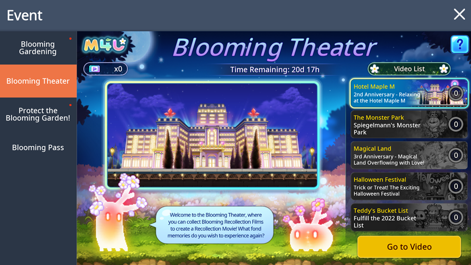 🌷 M4U Blooming Forest Events 🌹