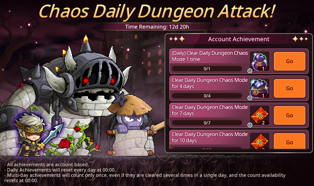 Chaos Daily Dungeon Attack! ⚔