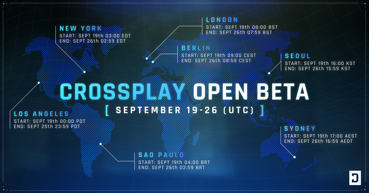 (Updated) Information about Crossplay Open Beta