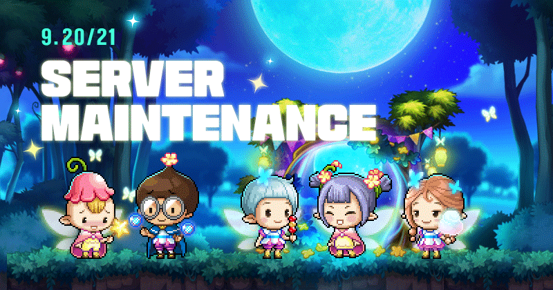 📌 09.20/21 Server Maintenance (Completed)