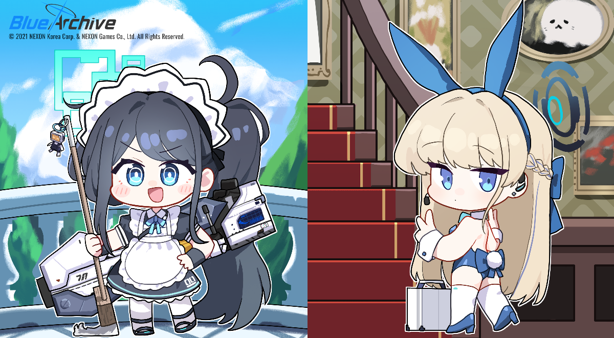 [2주년 D-3] 양갱왕, Gogoko 작가님의 ‘아리스(메이드) & 토키(바니걸) SD & LD’