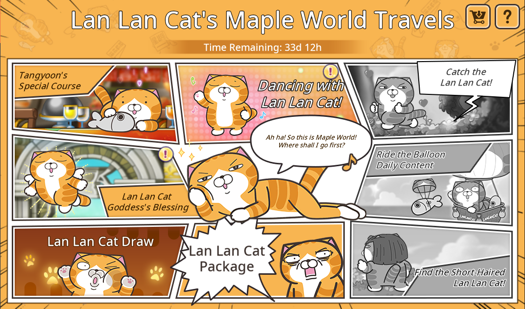 🐱 MapleStory M X Lan Lan Cat 🐱 Collaboration Events