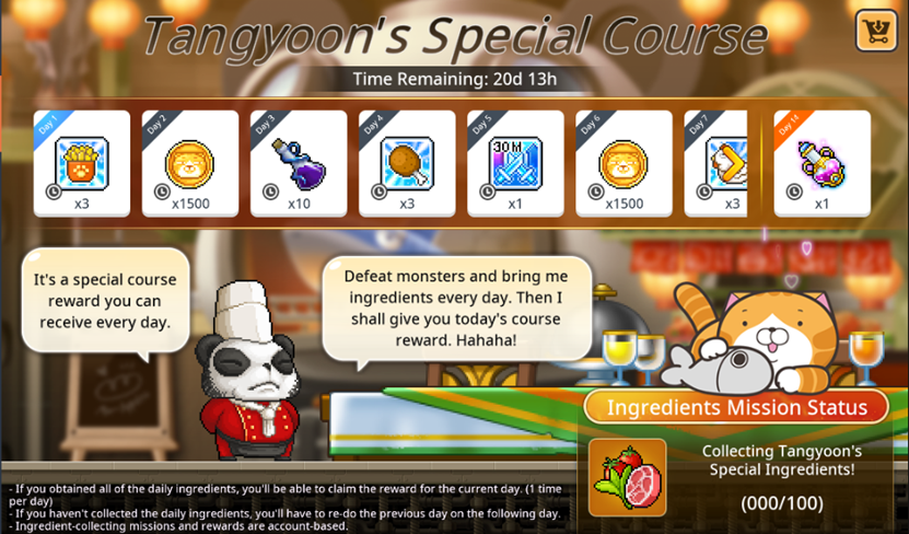 🐱 MapleStory M X Lan Lan Cat 🐱 Collaboration Events