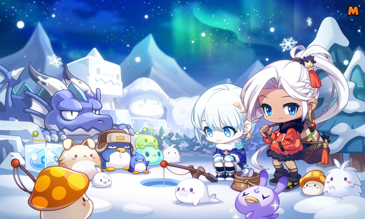 [รูปวอลเปเปอร์มือถือและเดสก์ท็อป] MapleStory M ฤดูหนาว 2024