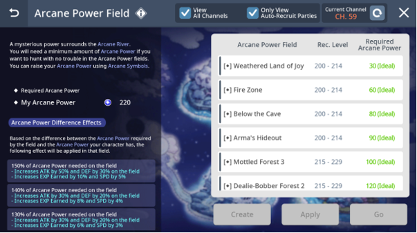 18 Arcane Power Field