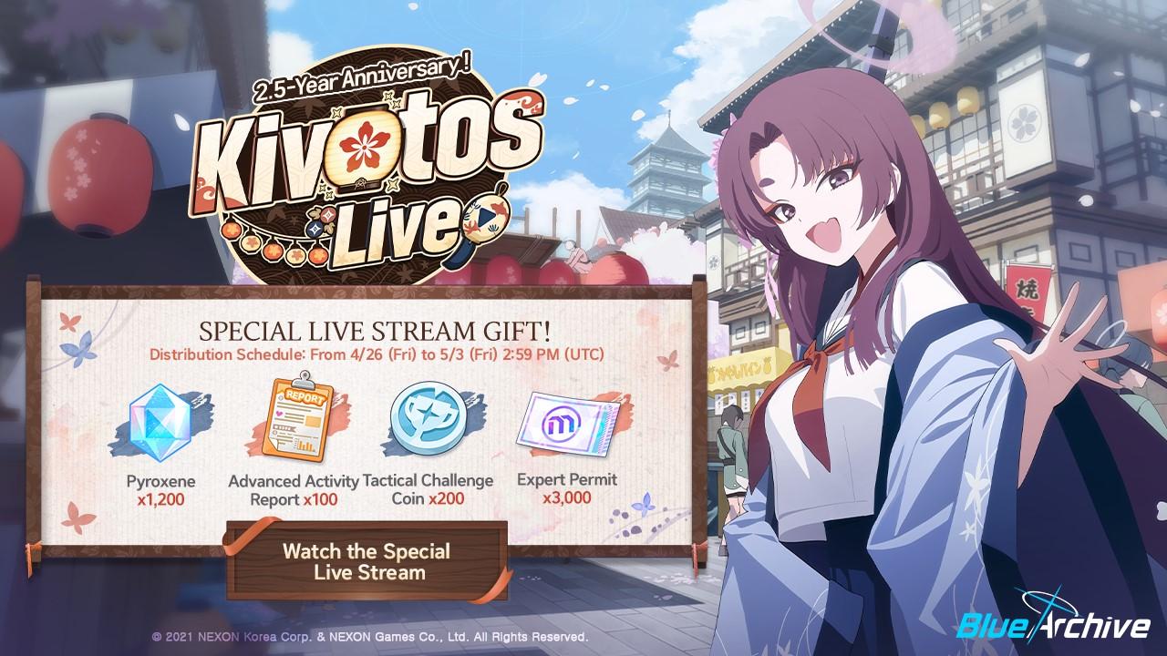 2.5-Year Anniversary Special Live Stream Gift!
