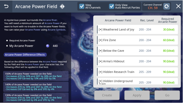 18 Arcane Power Field