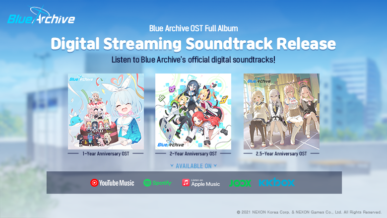 Blue Archive OST Full Album Digital Soundtrack Release