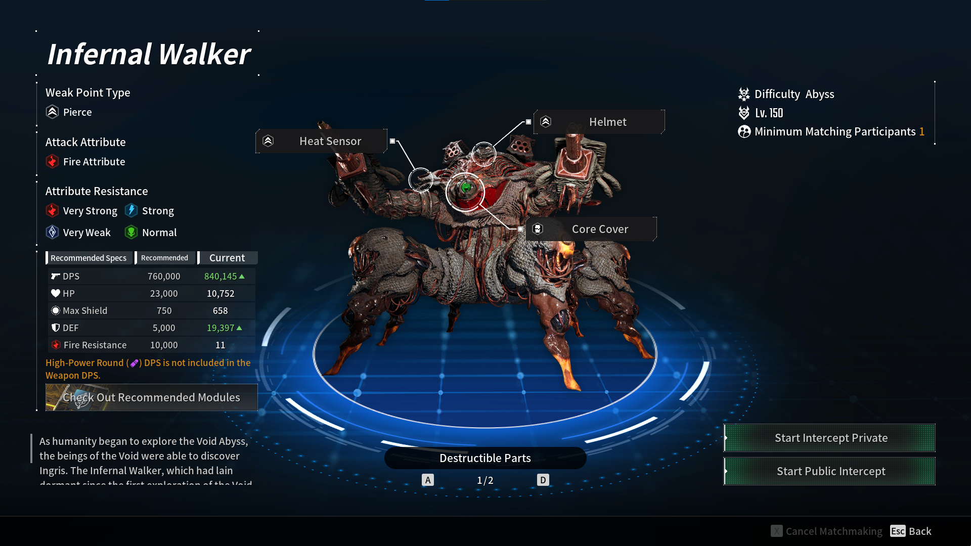 Void Intercept Battle