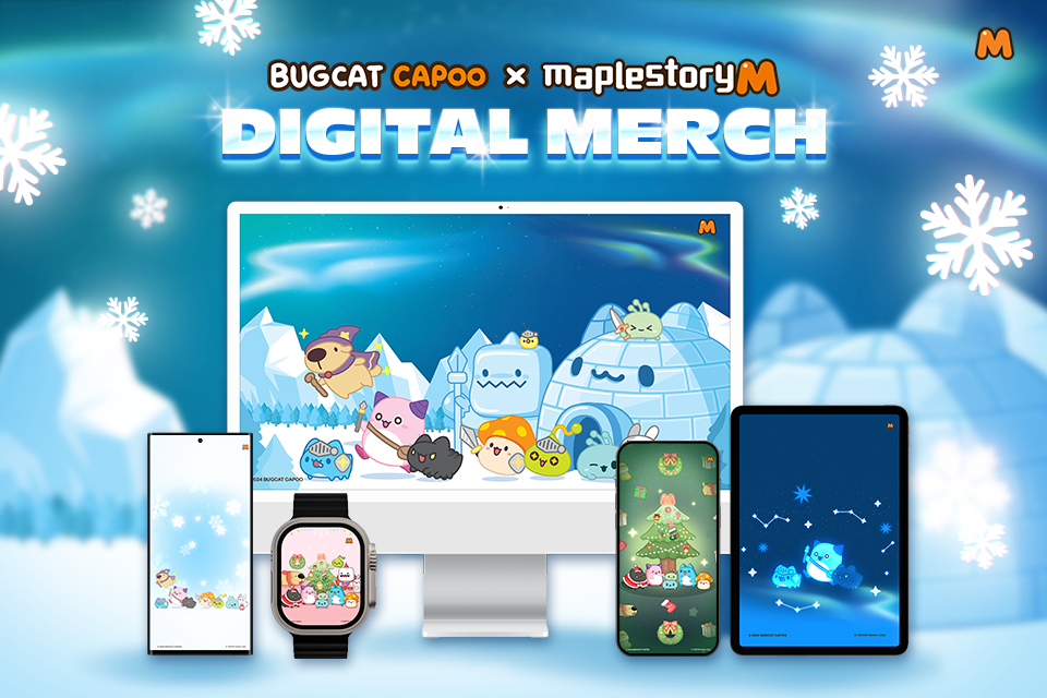 [DIGITAL MERCH] BUGCAT CAPOO Wallpaper (Mobile, Desktop, iPad, Smart Watch)