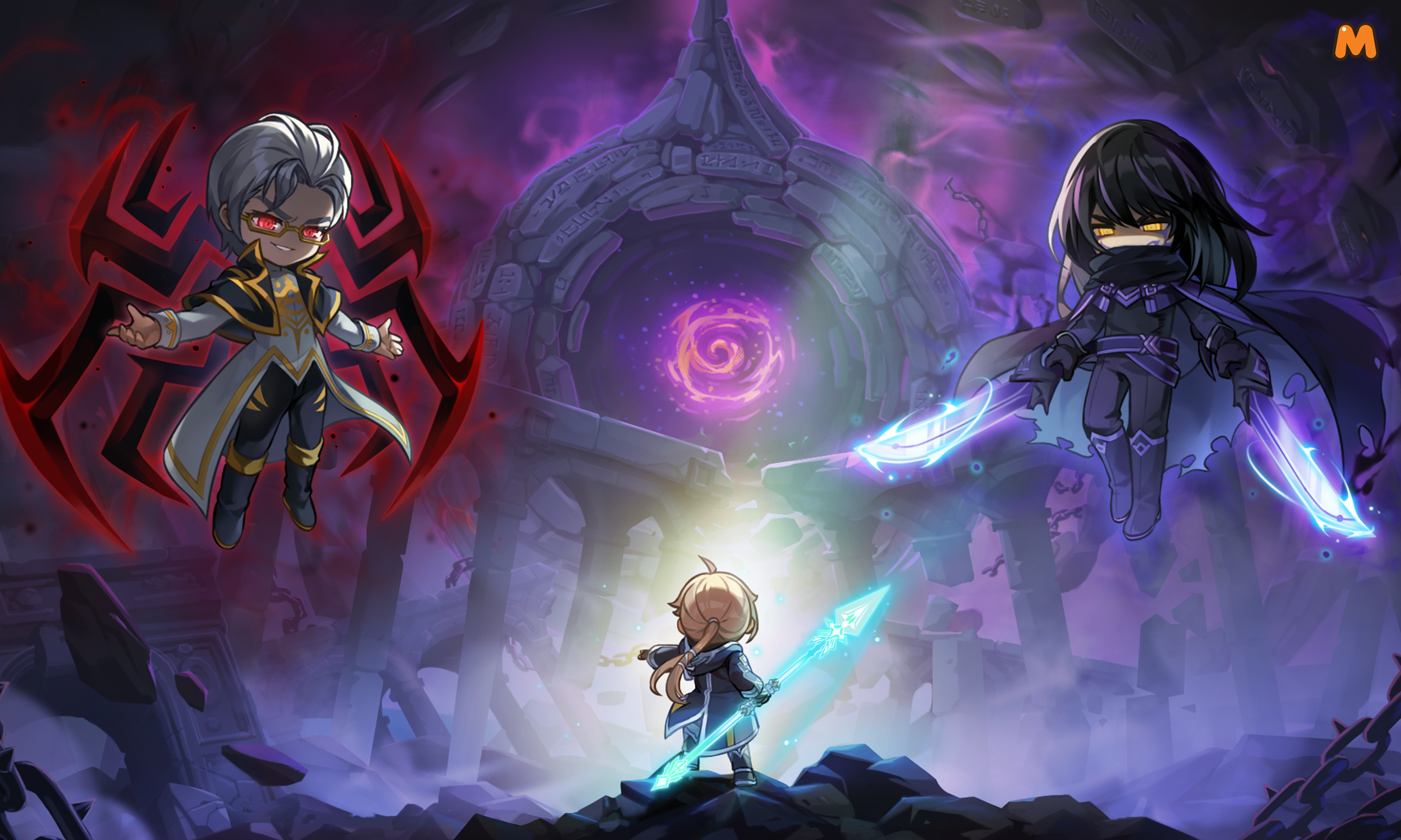 [Desktop Wallpaper Image] MapleStory M's 2025 March with Boss Practice Mode