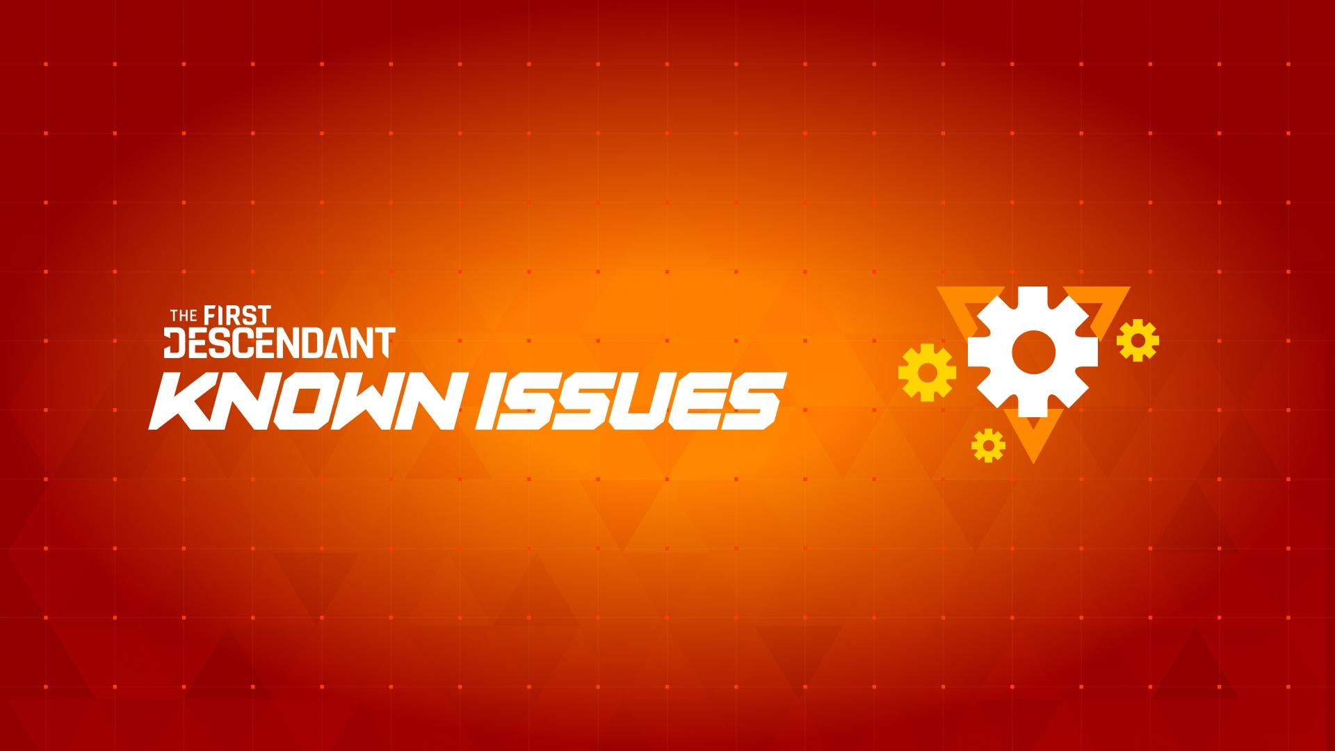 April Known Issues