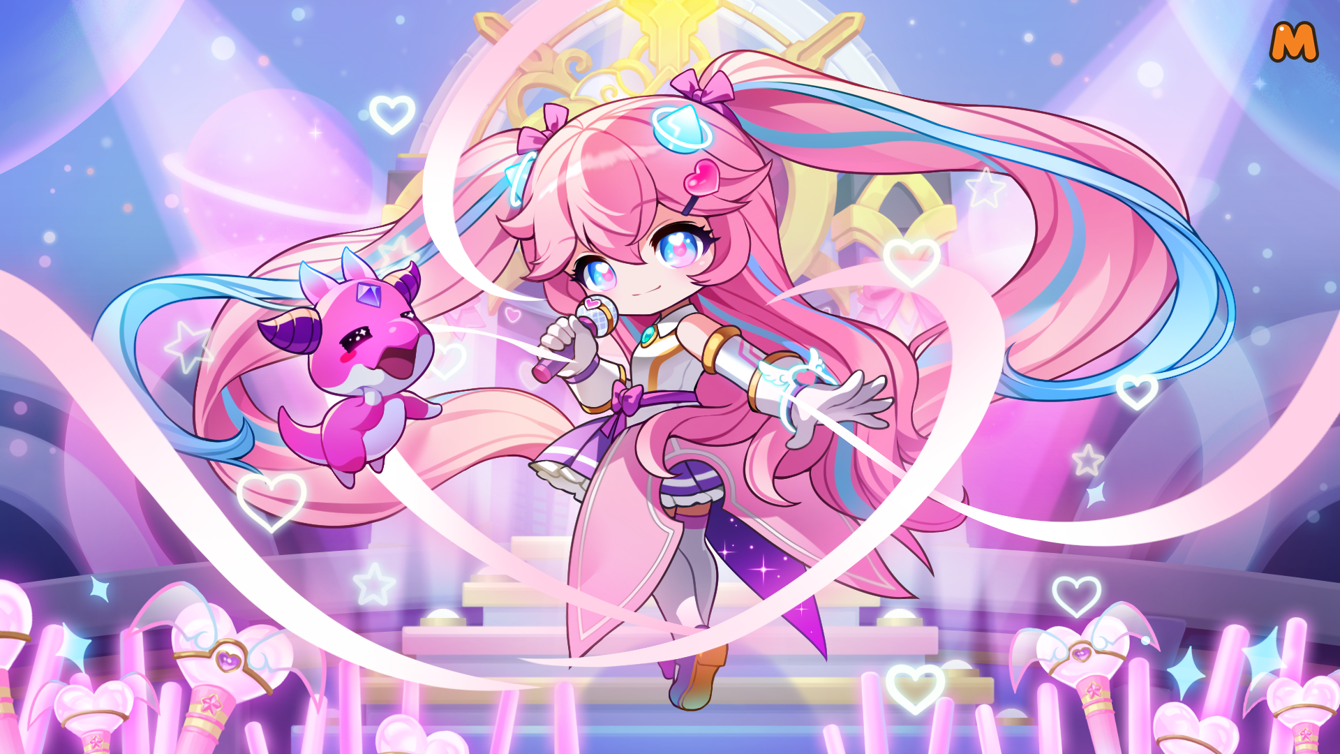 💖 [รูปวอลเปเปอร์เดสก์ท็อป] เพื่อฉลองการอัปเดต Angelic Buster Remaster ...