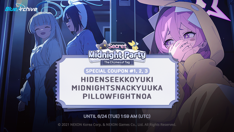 “Secret Midnight Party Update Celebration Special Coupon” – Expiry Date ...